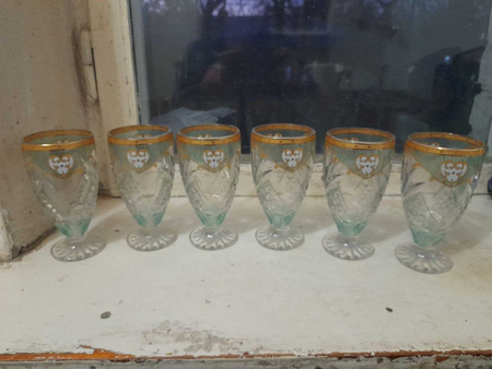 продам  красивые фужеры