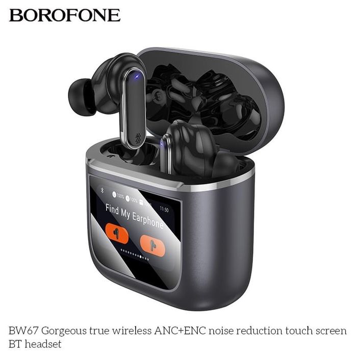 Беспроводные Наушники Borofone BW67 Gorgeous true wireless ANC+ENC