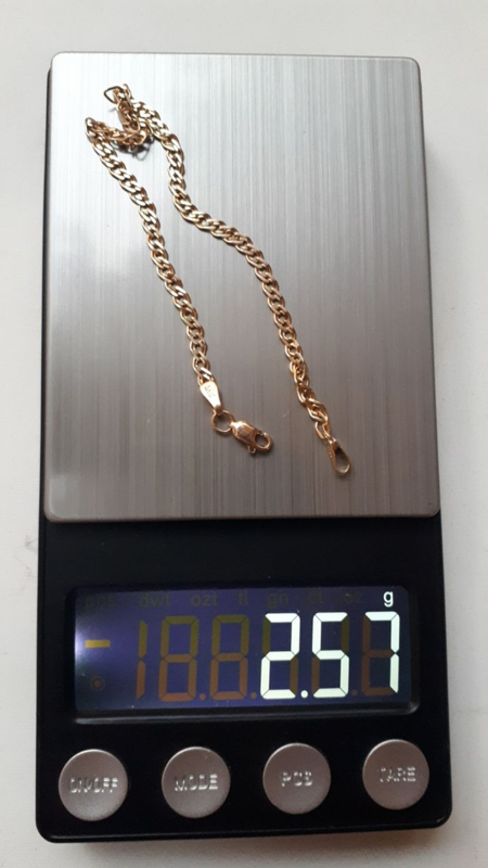 Золотой браслеты, Росия завод г. Масква. 585-п. 2-грам.