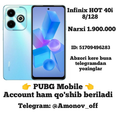 Infinix HOT 40i - 8/128
