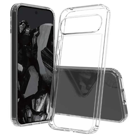 Чехол Google Pixel 9 / pro XL black / white / прозрачный