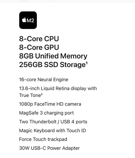 Продам Mac book air m2 базовый в идеальном состоянии