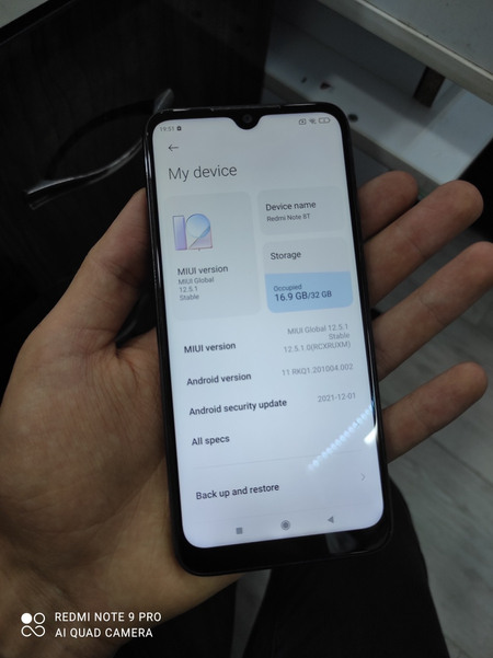 Redmi not 8 T srochna