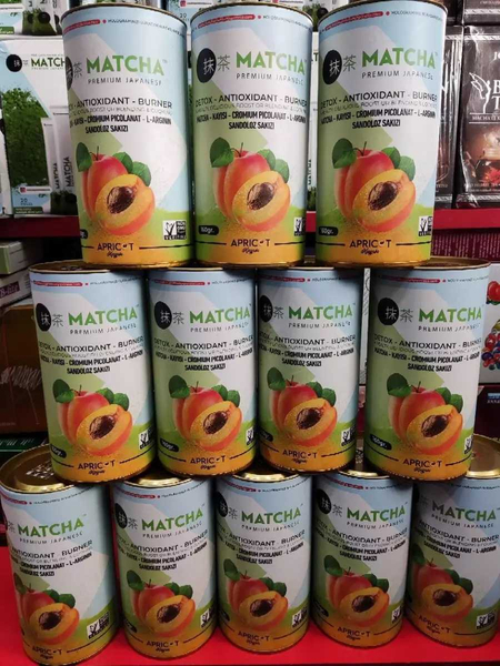 Чай Detox Matcha со вкусом абрикоса