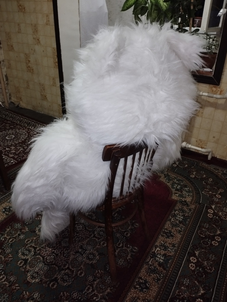 Мишка белая.1. метр 65 см