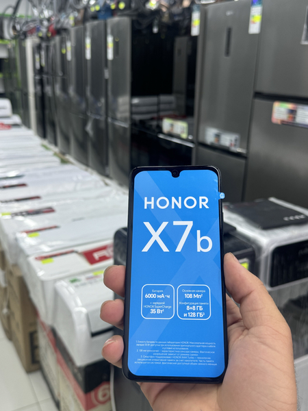 Смартфоны Honor X7b 8/128GB муддали туловга 12 харид килинг РАССРОЧКА