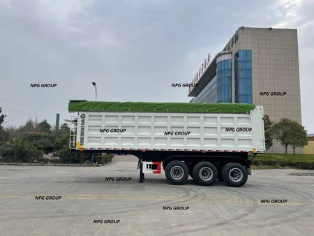 ТЯГАЧ HOWO A7 CNG420 Самосвальный полуприцеп 60т 40м3 (усиленный)