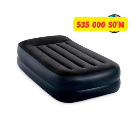 Intex 64122 Надувная кровать 99х191х42см Бесплатная Доставка