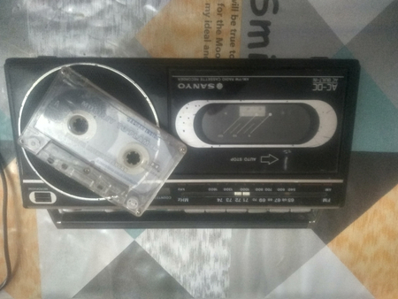Магнитофон кассетный Sanyo