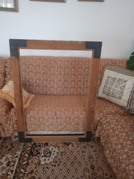 Рама деревянная 127 * 95 см для картины,зеркала - антиквариат