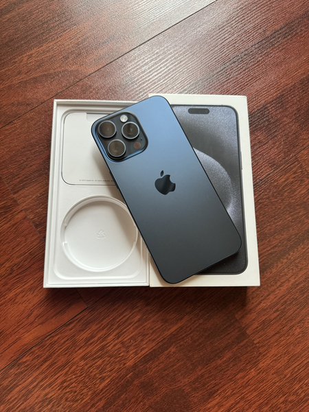 Iphone 15 PRO MAX 256gb blue titanium