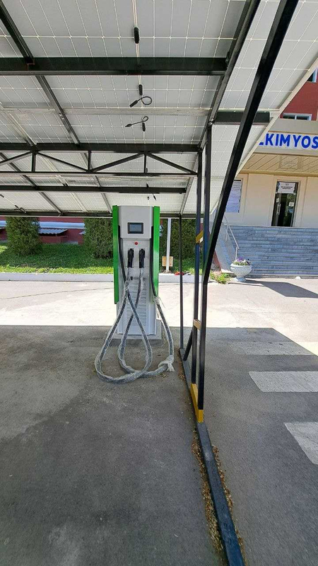 Установка электро зарядных станции