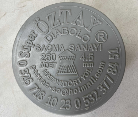 Для ветровки Super Oztay Diabolo 4,5 мм