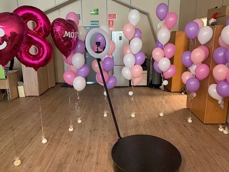Видеоспиннер 360 разных диаметров проводные беспроводные на аккумулят