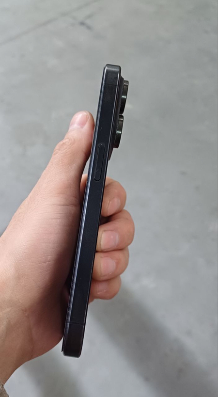 Iphone 15pro qora 128gb dual sim 99%.yomks 77sikl