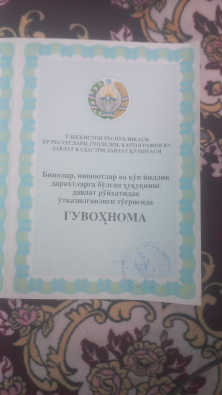 7 сотих 4 хонали уй сотилади