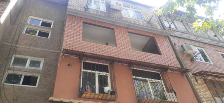 Кирпичная кладка балконов