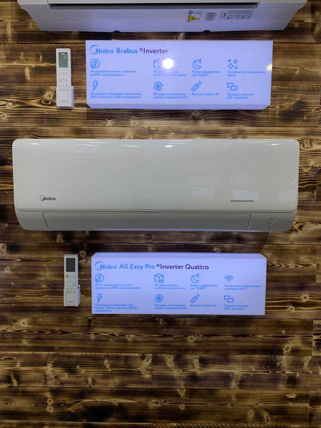 Кондиционер / konditsioner  Midea ALL Easy Pro 12 Inverter+Low voltage