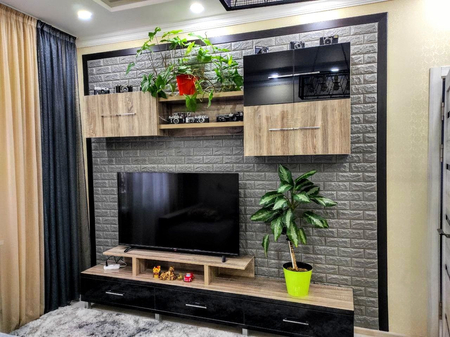 3D kleyli oboilari