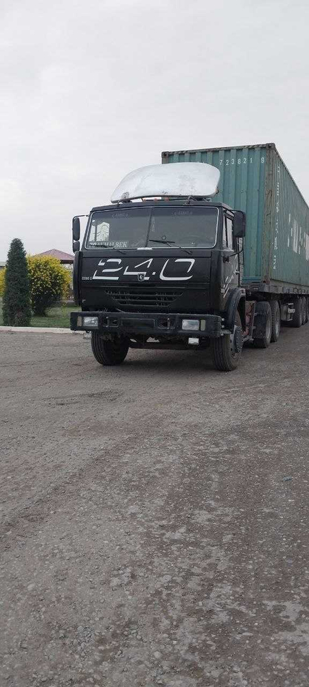 КамАЗ 5410 +фура прицеп (контейнеровоз)