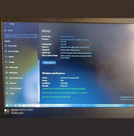 Lenovo 4/512 noutbook