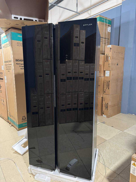 Холодильник ZIFFLER NoFrost Inverter RF-SBS-520BG
