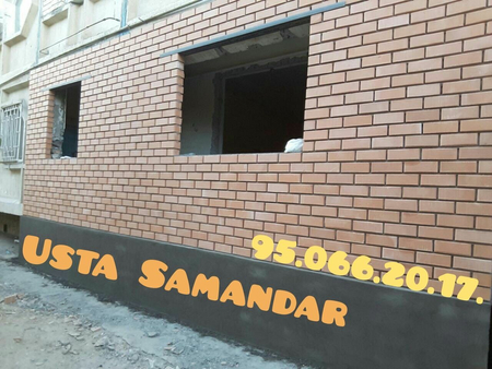 Балконга гишт терамиз Кладка Балкон