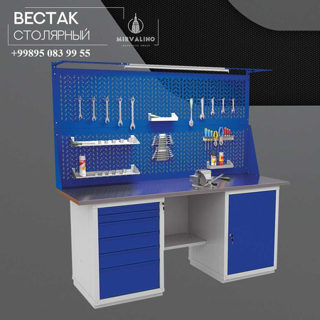 Стол слесарный, верстак, лабораторный стол, verstak stollar