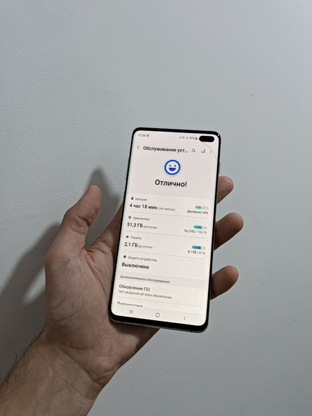 Samsung Galaxy S10 plus память 128gb состояние зор