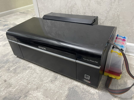 Продам цветной принтер Epson P50 + снпч