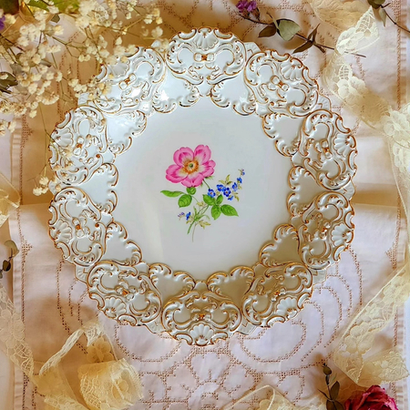 Старинное блюдо Meissen