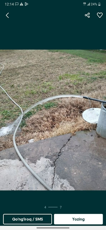 suv chiqarish xizmati 100 metirgacha qazamiz