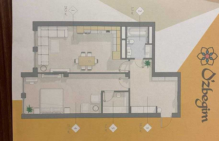Продается коробка в жк Узбегим 85,7м2