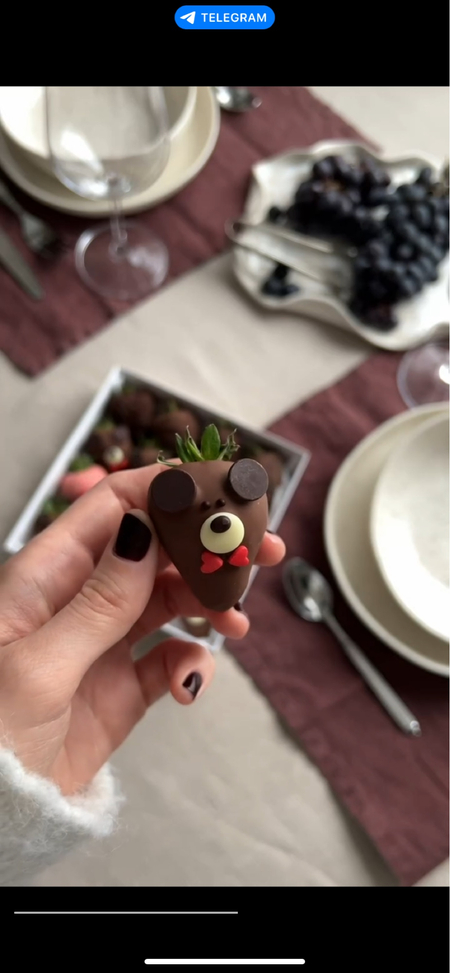 клубника в шоколаде