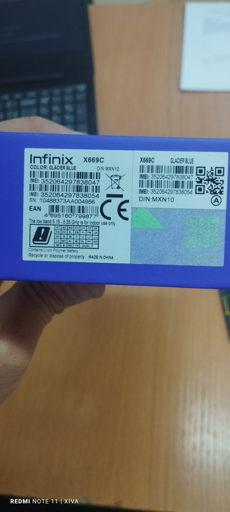 Infinix hot 30i 8/128 xotira