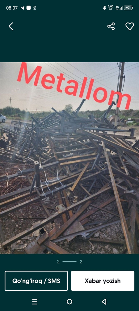 Metallom olamiz qayta ishlash xizmati