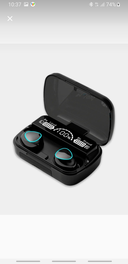 Наушники беспроводные М10 с Power Bank кейсом, TWS гарнитура с микрофо