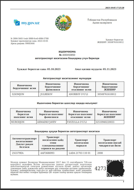 Onlayn davlat xizmatlari