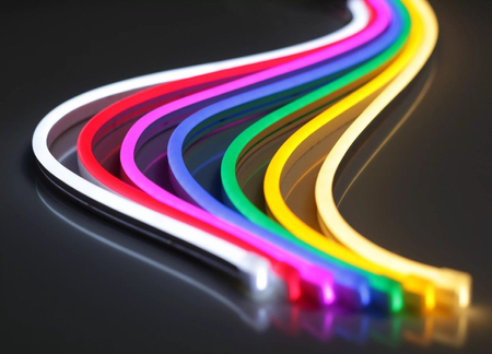 Гибкая неоновая лента LED 5 метров