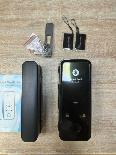 Умный замок для стеклянной двери Биометрический MF Card K808-H