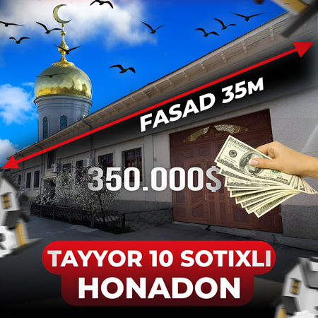 Участок 10 соток с красивым двориком