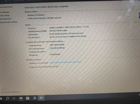 Acer core i5 7-pakaleyna