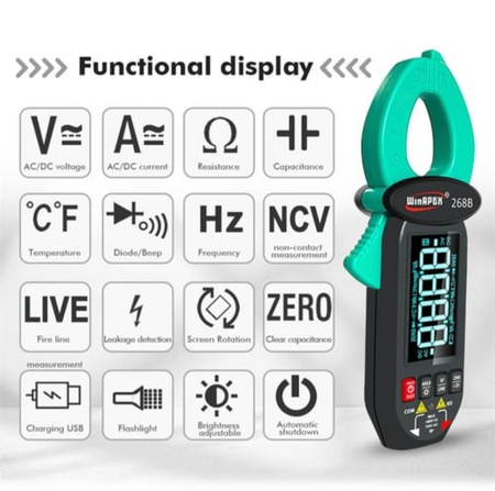 Токовые клещи прецизионные winapex 268b