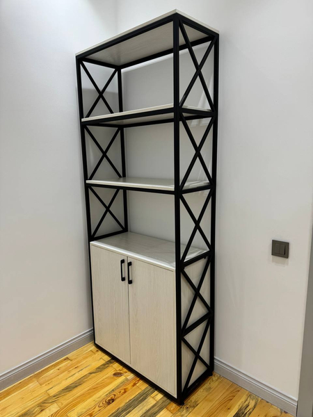 Стеллаж полка шкаф лофт shkaf jovon loft