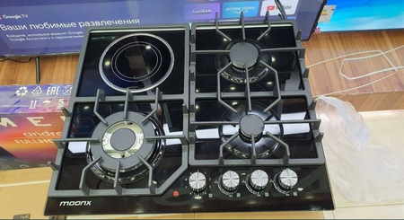 Газ плита Moonx gaz pilita варочная панел газ панель газовая плита