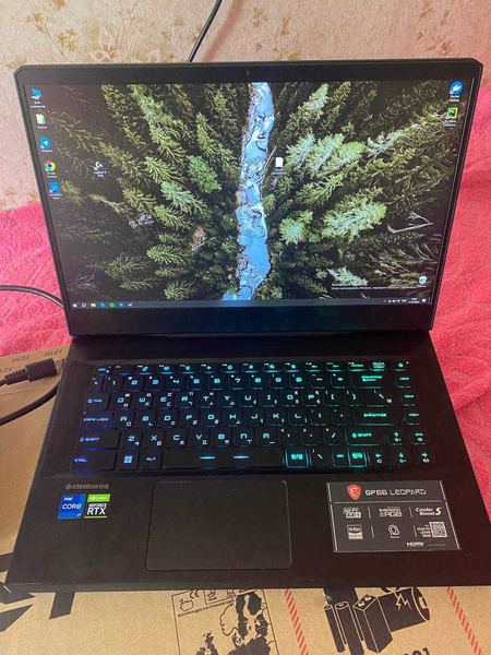 Игровой ноутбук MSI Leopard GP66 (б/у, в отличном состоянии)