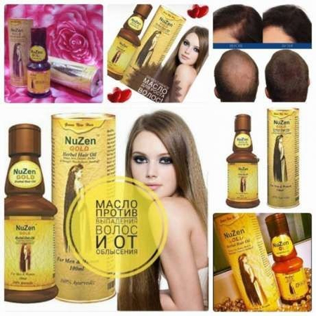 NuZen Gold Масло для роста волос