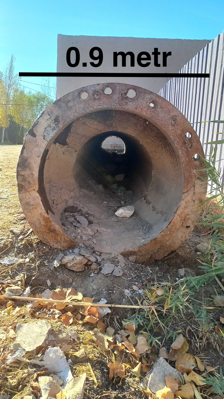 Xorazm viloyati, Pitnak shahrida 5 metrlik temir truba sotiladi