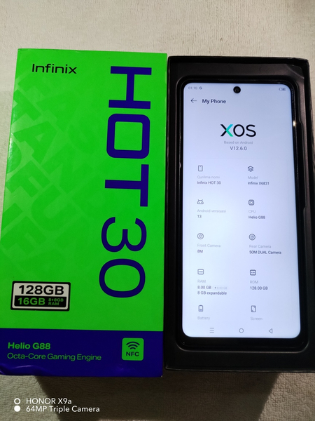Infinix Hot 30  8+8/128 GB IDEAL