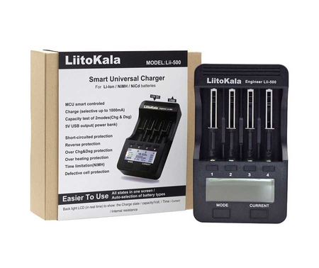 Liitokala lii-500 зарядное устройство